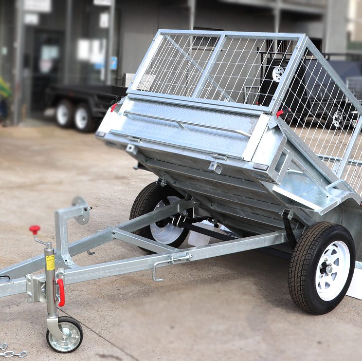 Single Axle Galvanised Cage Trailers Archives - Armstrong Trailers